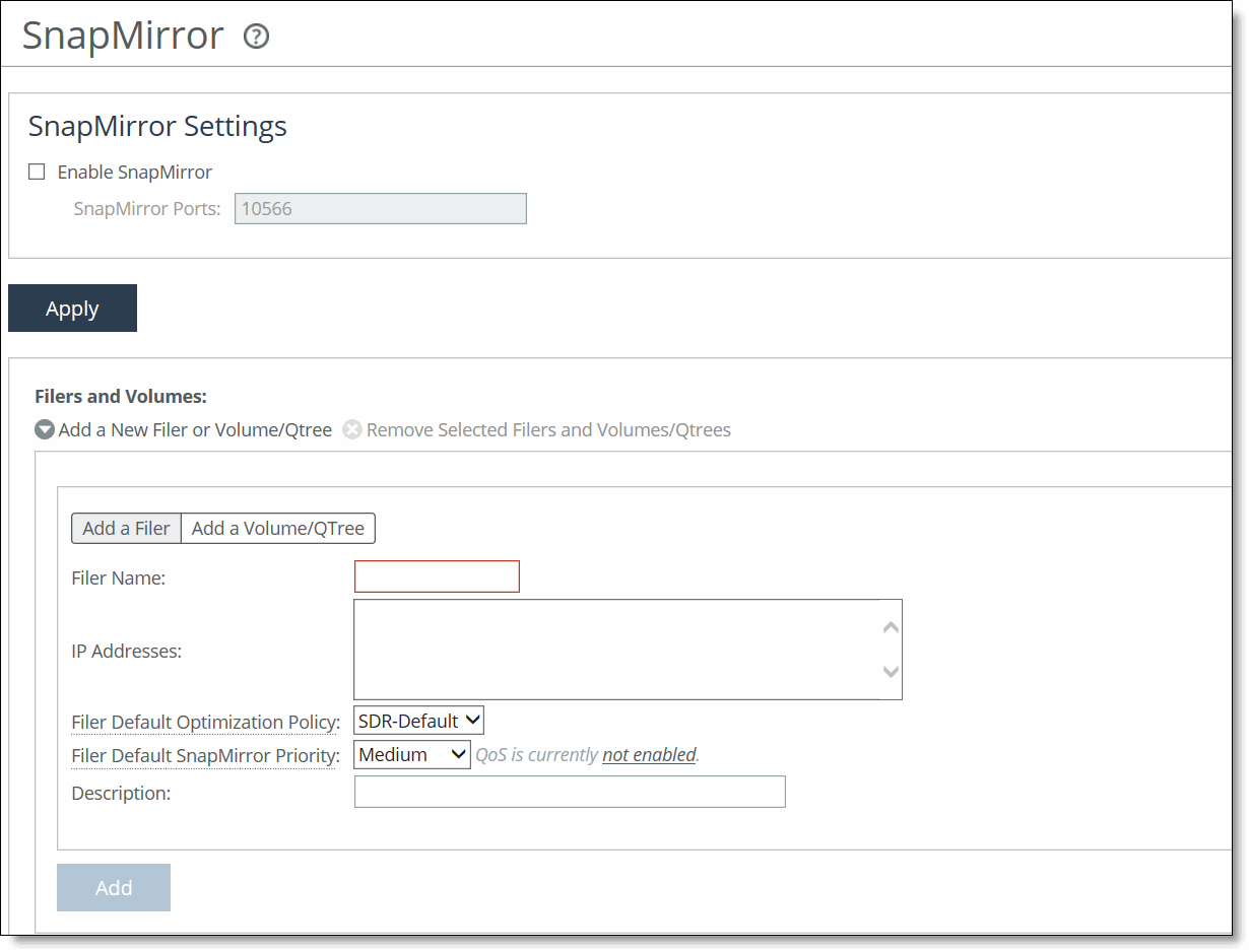 Configuring SnapMirror optimization