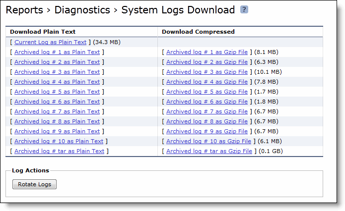 Viewing Reports and Logs