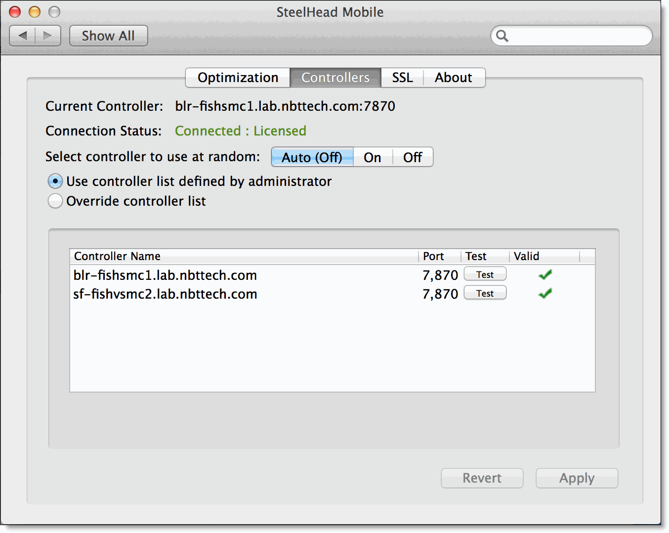 Mac SteelHead Mobile Properties