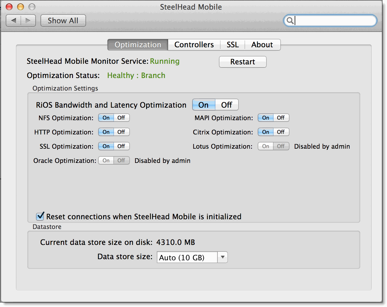 Mac SteelHead Mobile Properties