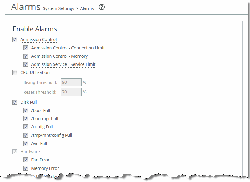 Configuring System Settings