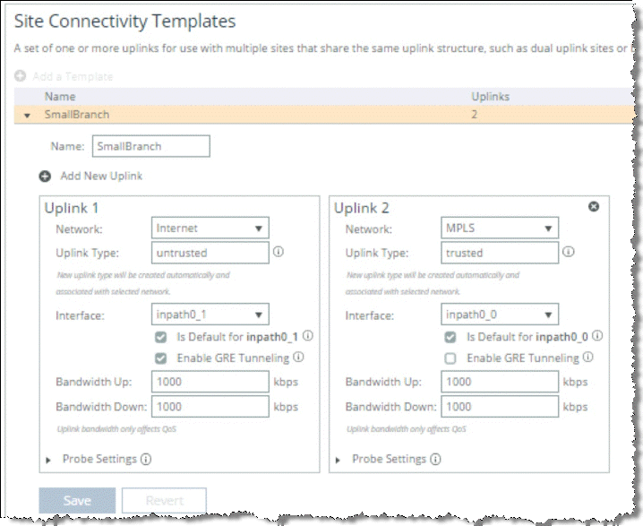 Configuring Sites and Networks