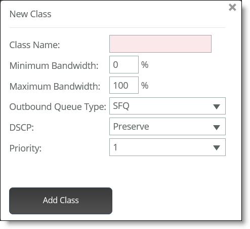 Configuring QoS