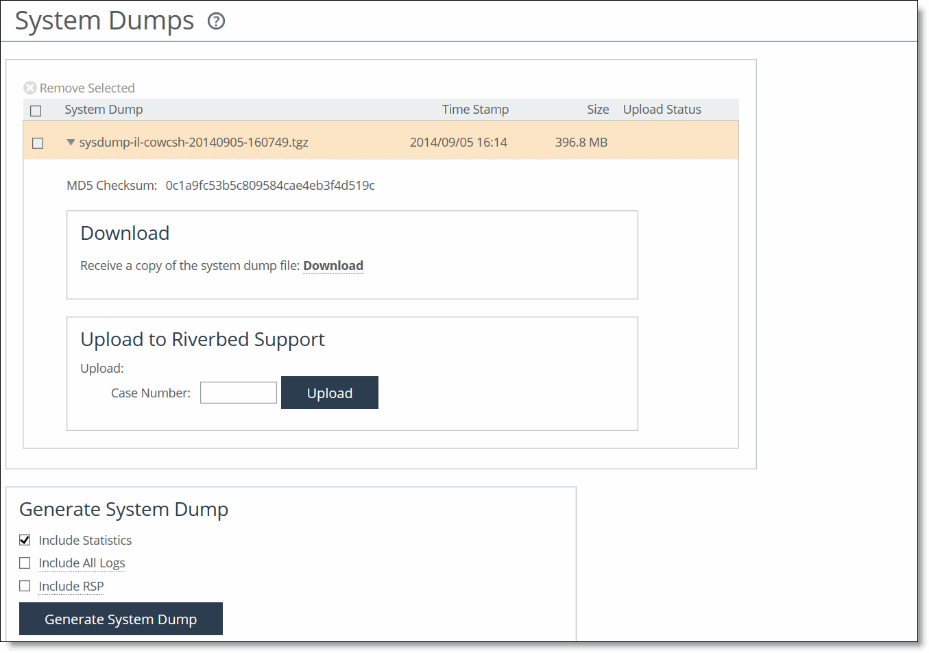 Generating System Dumps