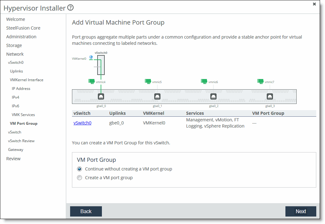 Using the Hypervisor Installer