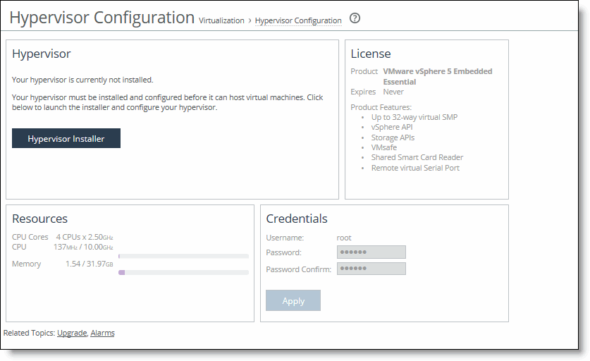 Setting Up the Hypervisor