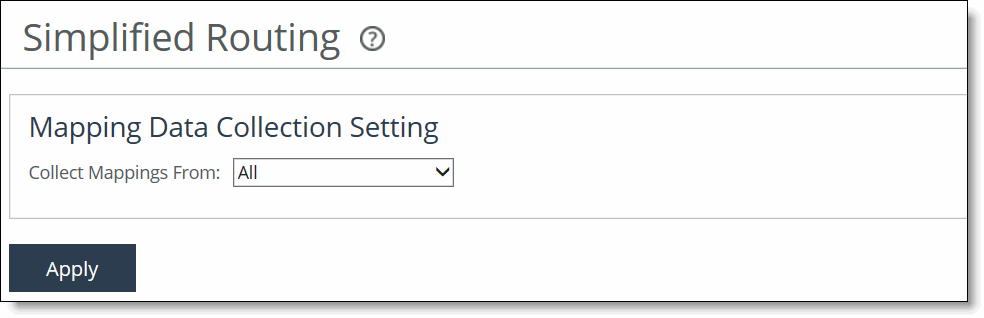 Configuring Simplified Routing Features