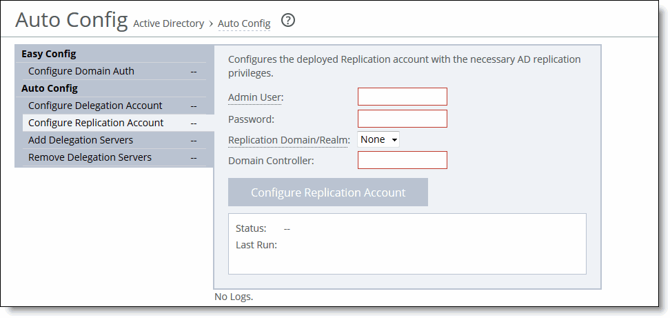 Configuring Domain Authentication Automatically
