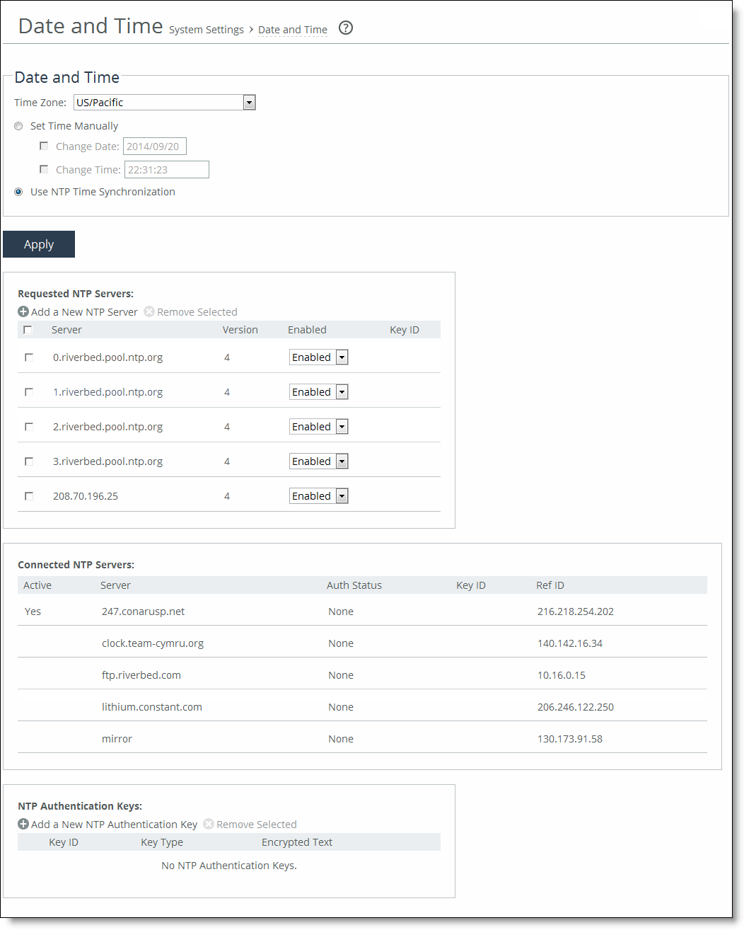 Configuring Date And Time