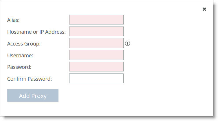 Managing backup proxies