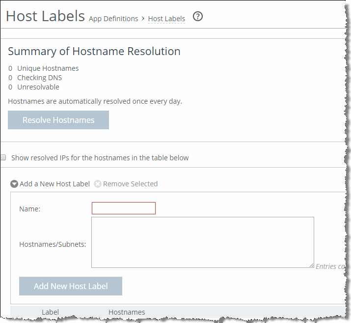 Application Definitions