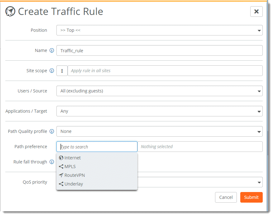 Configuring LAN-Side Internet Breakout on SteelHead SD