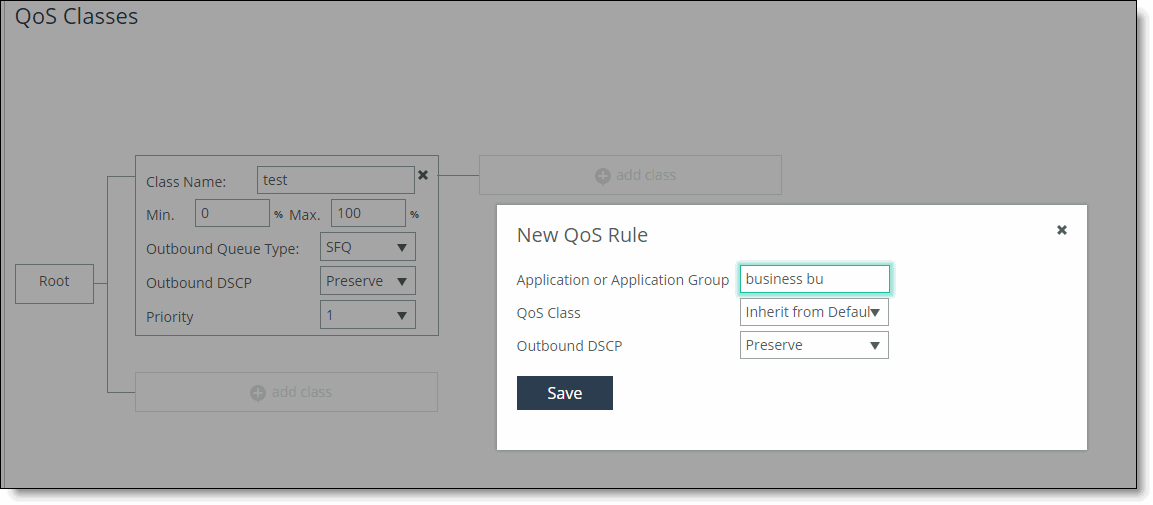 Configuring QoS
