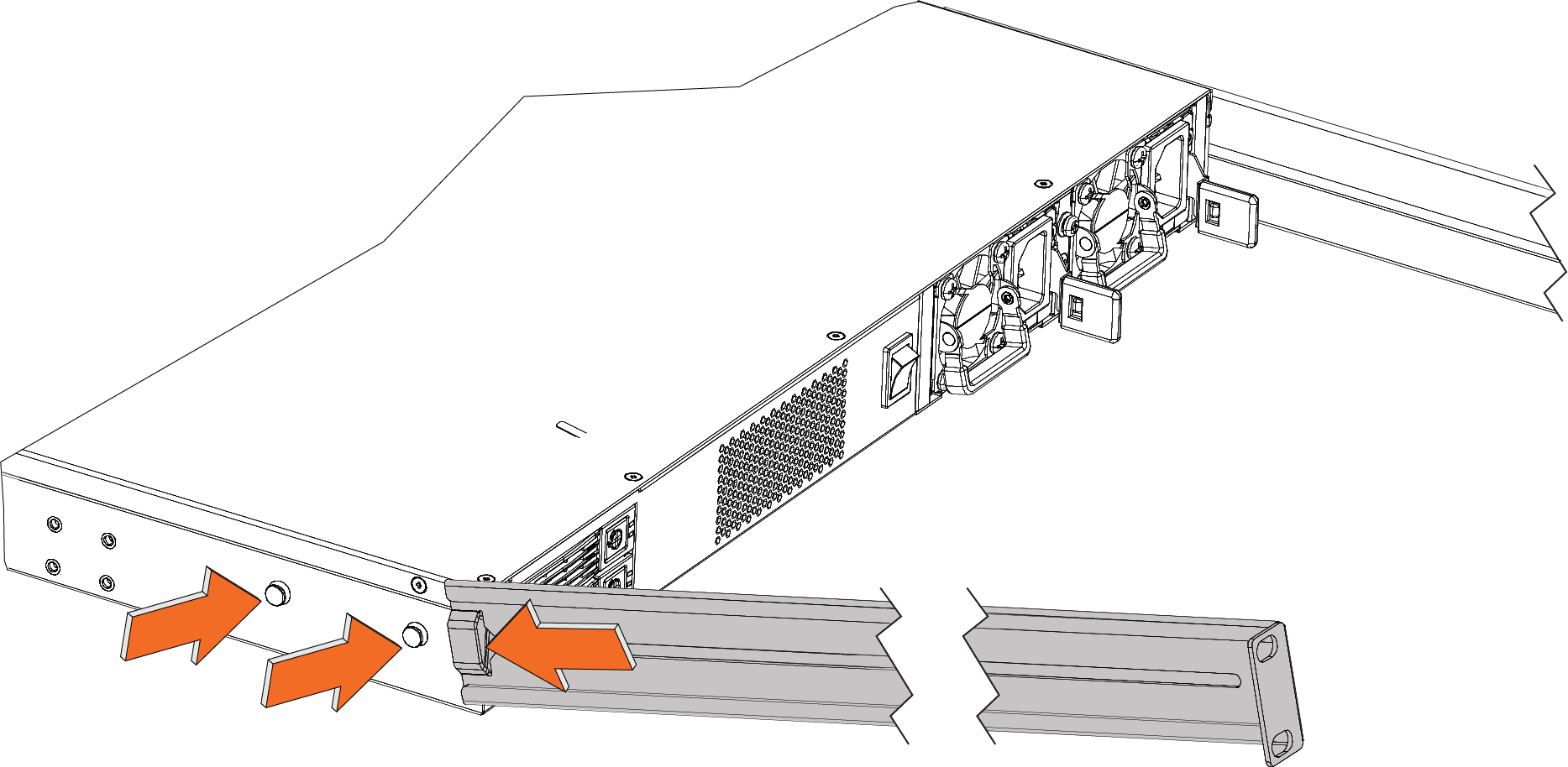 Rack Mounting Desktop x80, and 1U xx80 Appliances