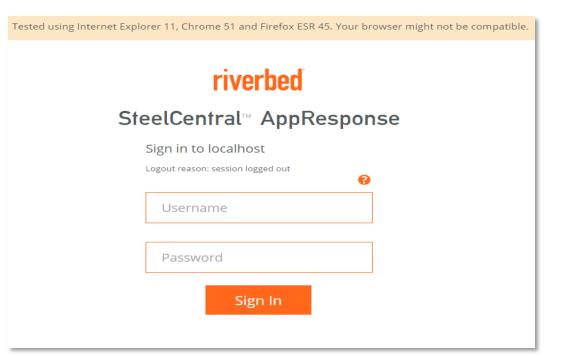 Opening The Appresponse 11 Web Ui